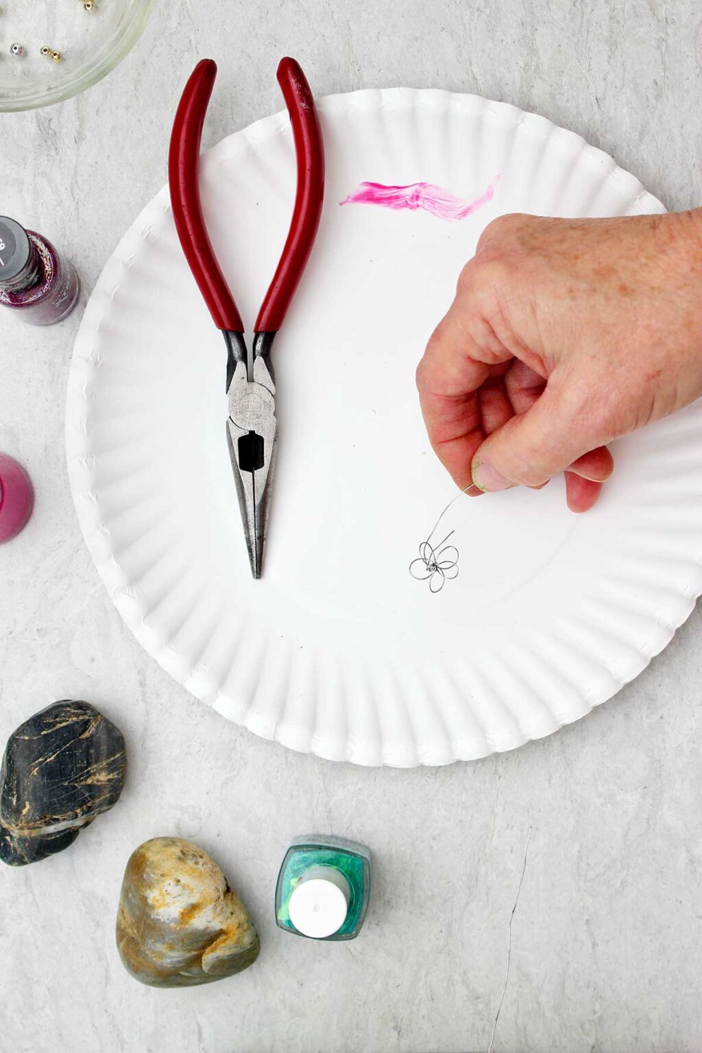 How to Make Nail Polish and Wire Flowers | Welcome To Nana's