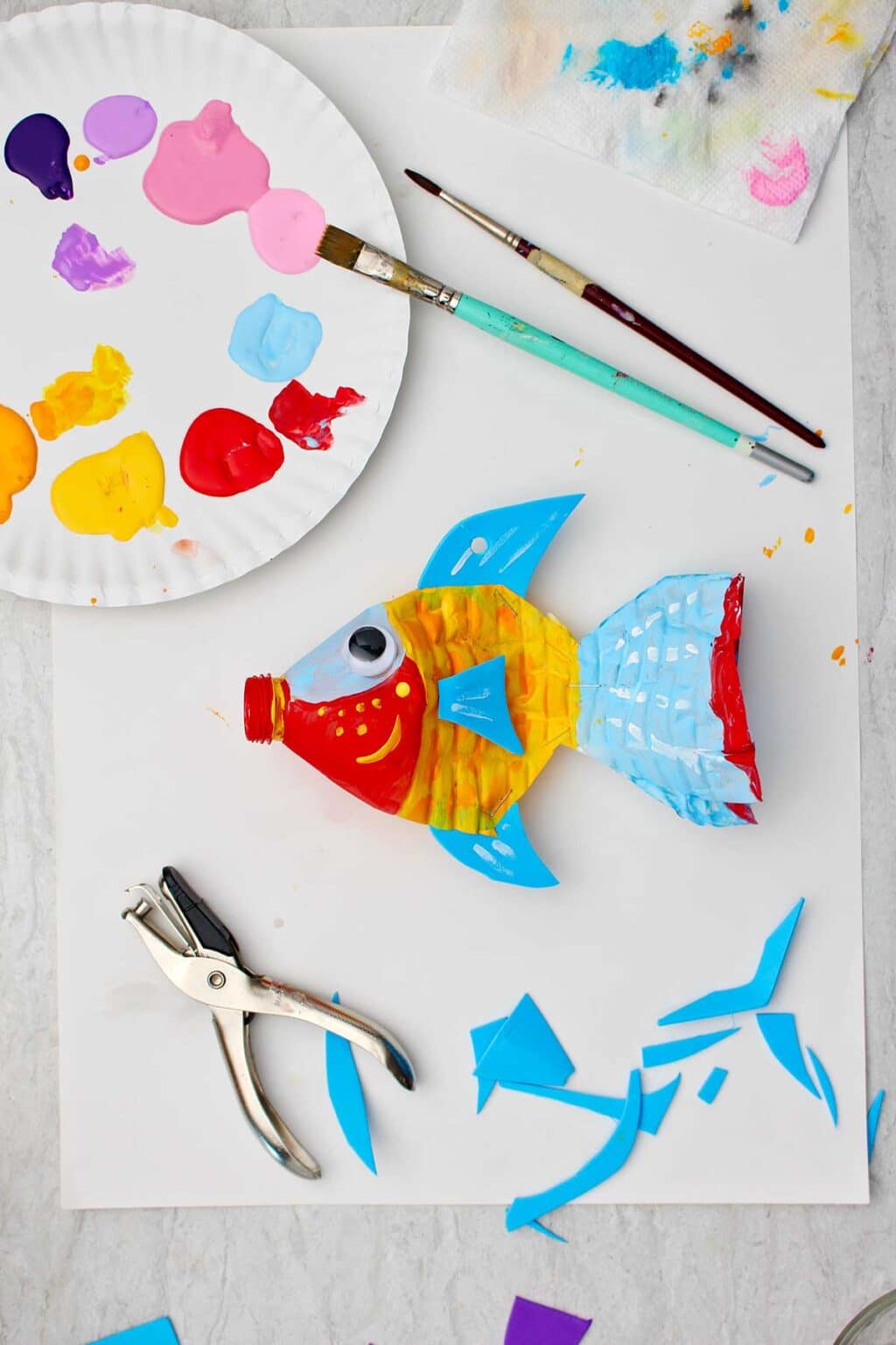 Make a Fun Plastic Bottle Fish Craft | Welcome To Nana's
