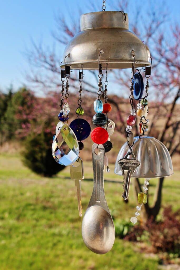 Whimsical Repurposed DIY Wind Chimes for Kids | Welcome To Nana's