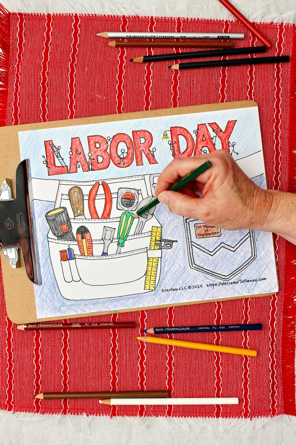 Free Printable Labor Day Coloring Page | Welcome To Nana's