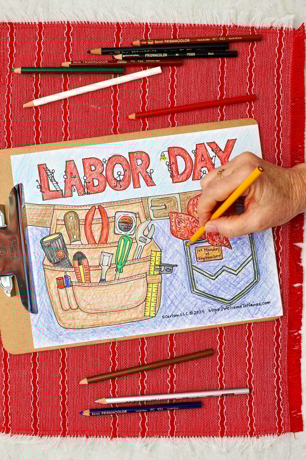 Free Printable Labor Day Coloring Page | Welcome To Nana's