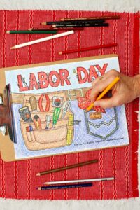 Free Printable Labor Day Coloring Page | Welcome To Nana's