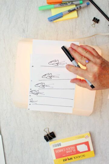 How to Make a Flip Book with Index Cards | Welcome To Nana's