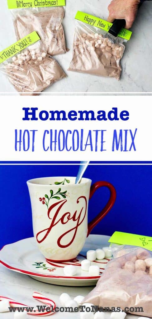 Homemade Hot Chocolate Mix Easy Gift Idea | Welcome To Nana's