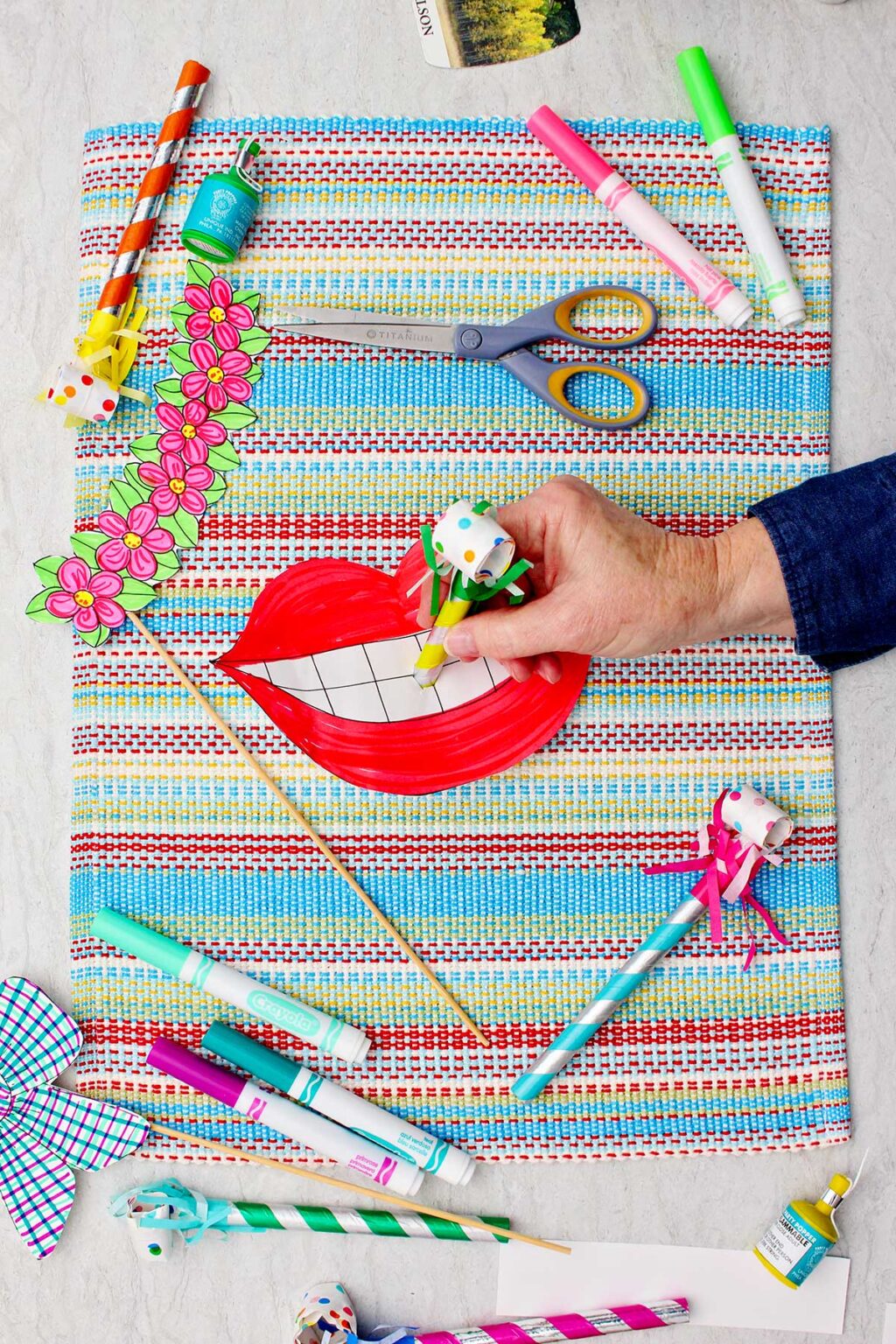 DIY Photo Booth Props Activity for Kids (Free Printable) | Welcome To ...