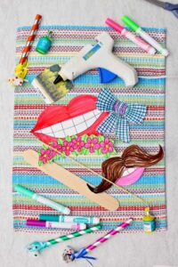 DIY Photo Booth Props Activity for Kids (Free Printable) | Welcome To ...