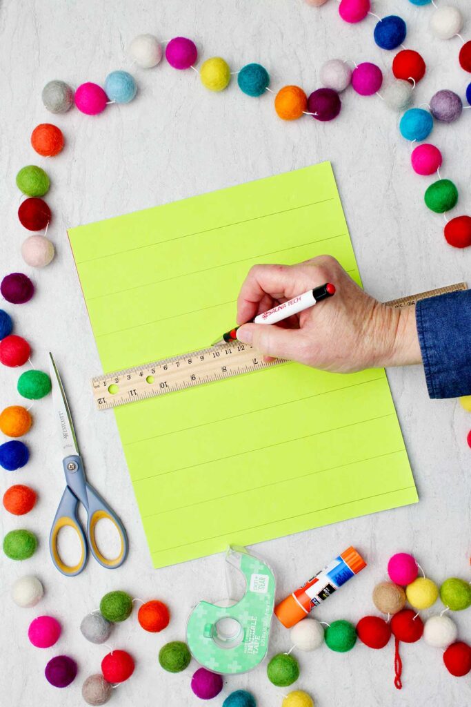 DIY Paper Chain Garland with Indoor Activities for Kids | Welcome To Nana's