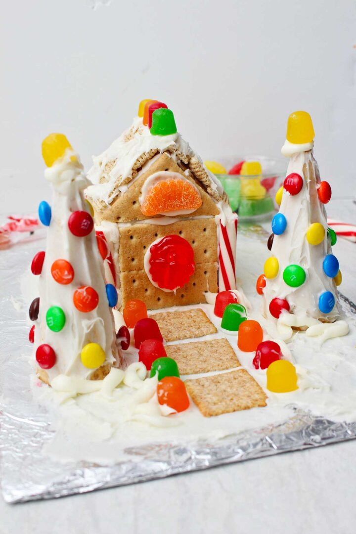 Easy DIY Milk Carton Gingerbread House for Christmas | Welcome To Nana's