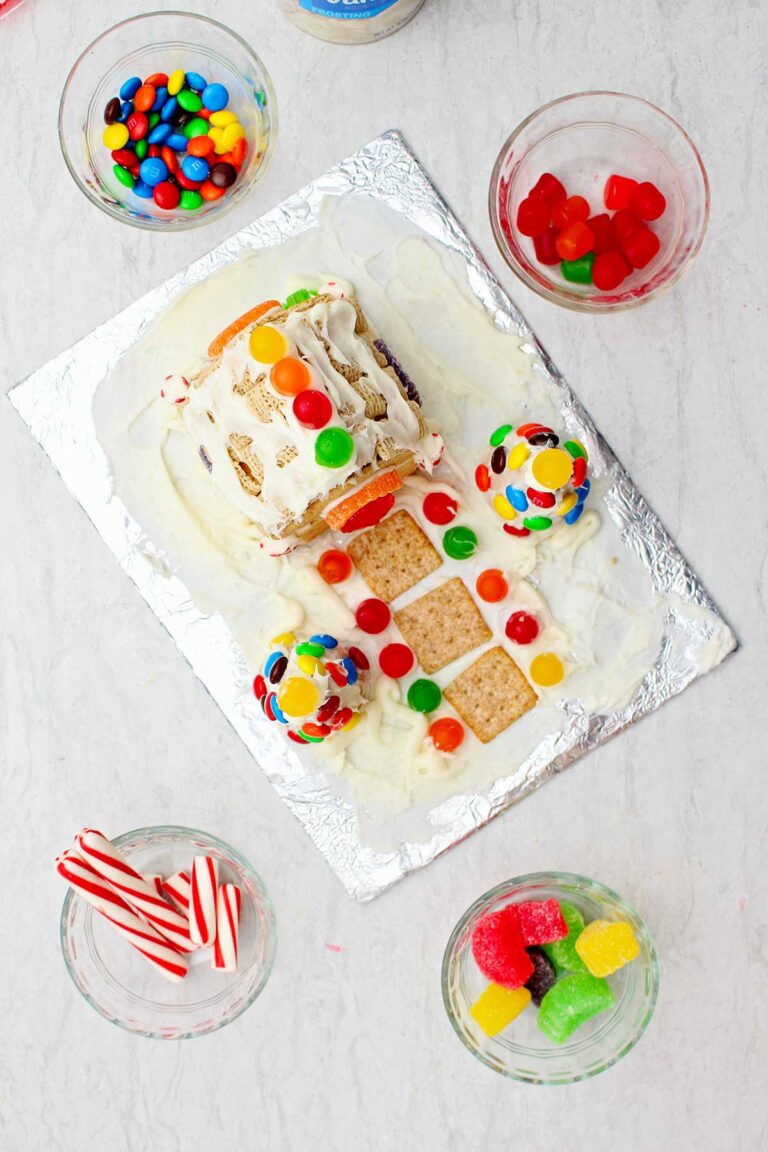 Easy DIY Milk Carton Gingerbread House for Christmas | Welcome To Nana's