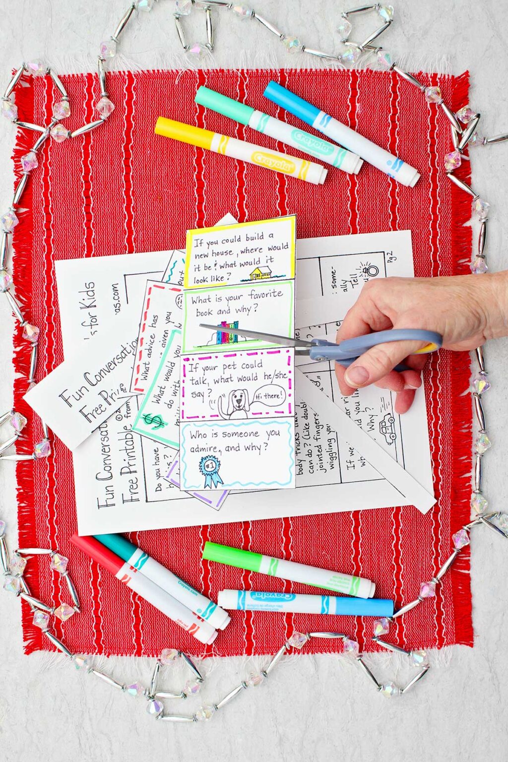 Fun Conversation Starter Cards for Kids (Free Printable!) | Welcome To ...