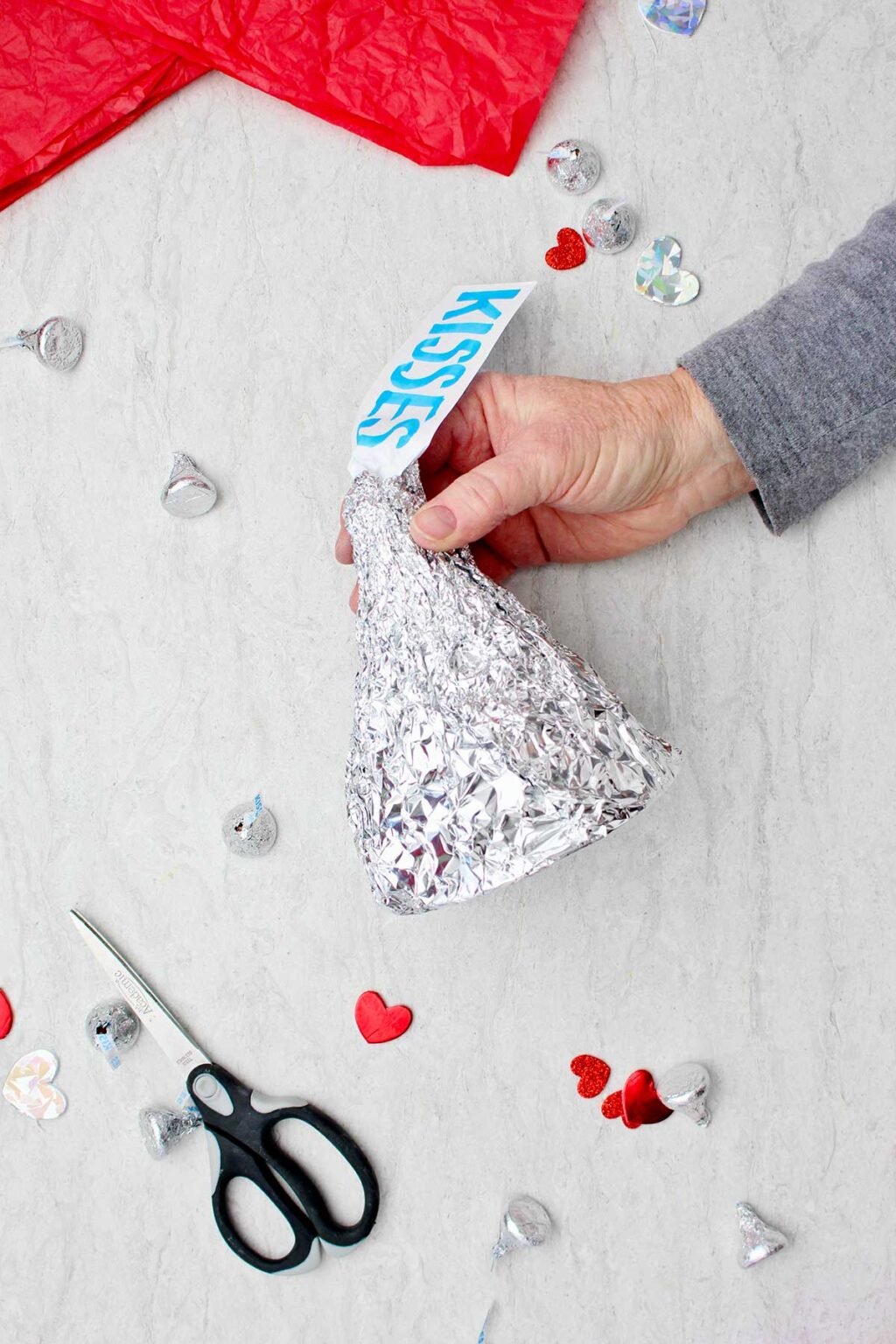 Giant Hersheys Kiss DIY Valentines Gift for Kids | Welcome To Nana's