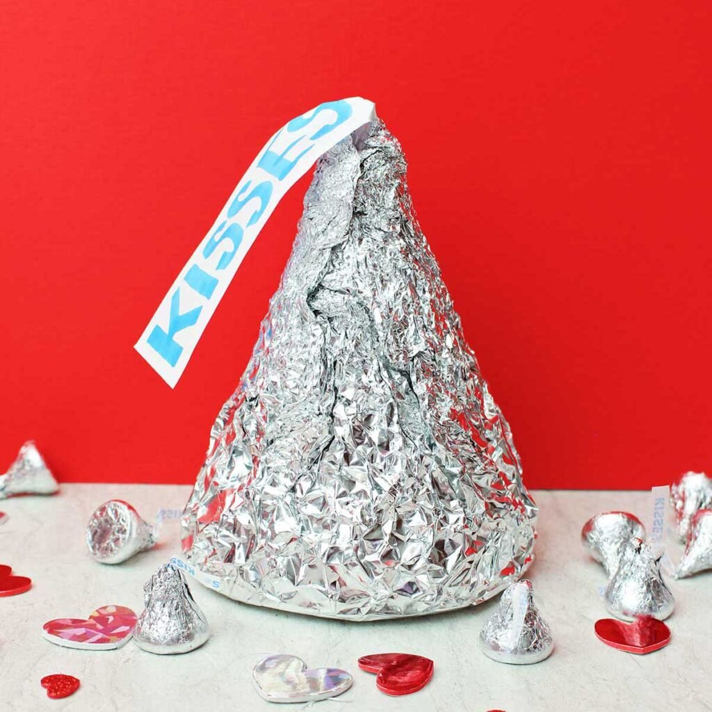 Giant Hersheys Kiss DIY Valentines Gift for Kids | Welcome To Nana's