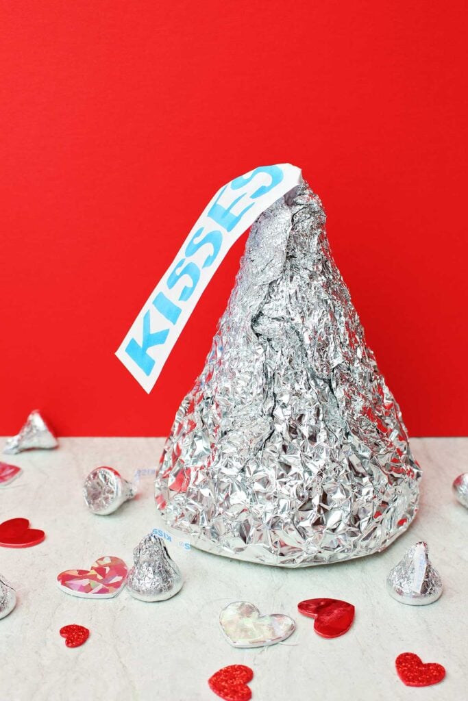 Giant Hersheys Kiss DIY Valentines Gift for Kids | Welcome To Nana's