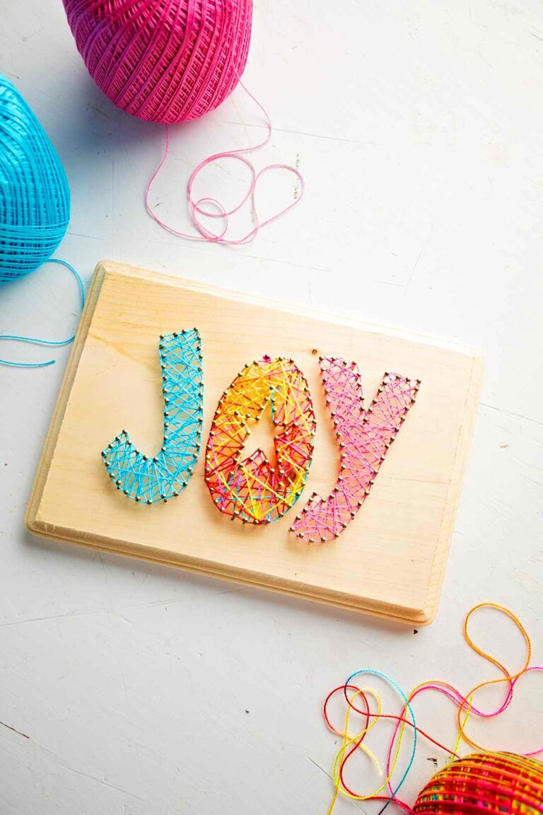 How to Make Simple String Art for Beginners | Welcome To Nana's