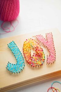 How to Make Simple String Art for Beginners | Welcome To Nana's