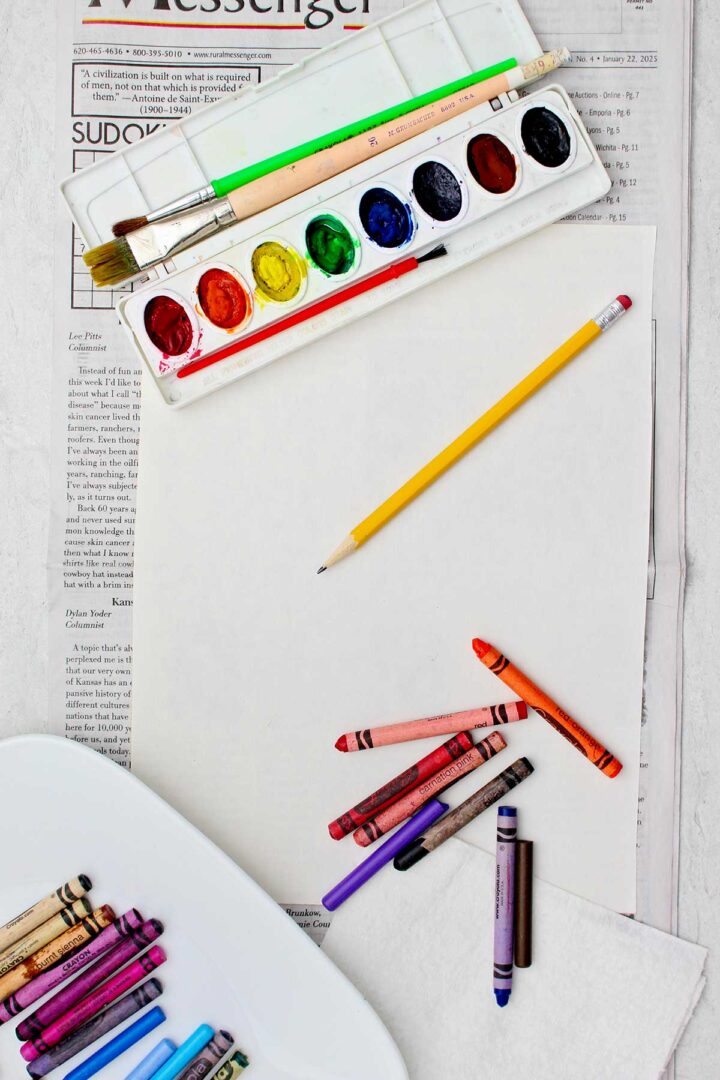 How to Make Paper Batik Art with Wax Crayons | Welcome To Nana's