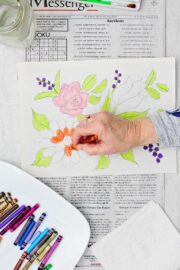 How to Make Paper Batik Art with Wax Crayons | Welcome To Nana's