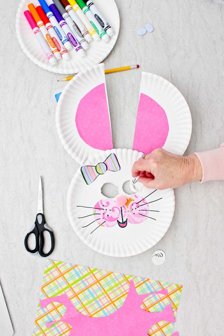 Cute Paper Plate Bunny Craft for Easter | Welcome To Nana's
