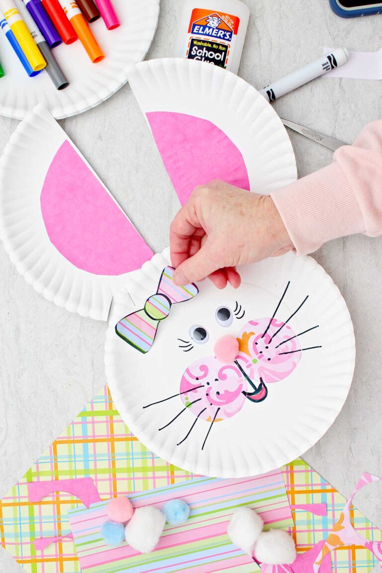 Cute Paper Plate Bunny Craft for Easter | Welcome To Nana's
