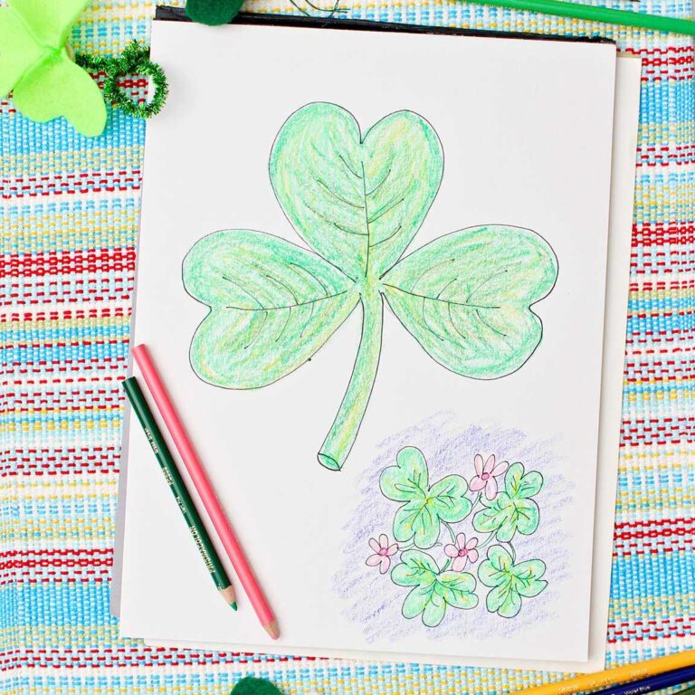 How to Draw a Shamrock for St Patrick's Day | Welcome To Nana's
