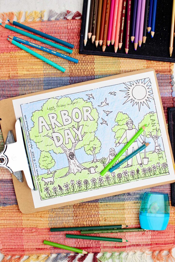 Printable Tree Coloring Page for Arbor Day | Welcome To Nana's
