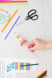 3 Cool Ways to Make Straw Rockets (Free Straw Rocket Template ...
