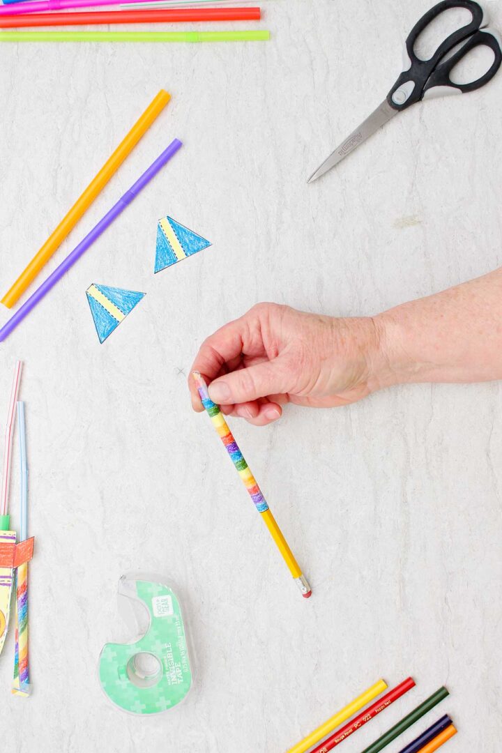 3 Cool Ways to Make Straw Rockets (Free Straw Rocket Template ...
