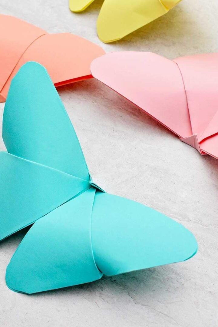 Paper Butterfly Craft Template- with Moving Wings | Welcome To Nana's