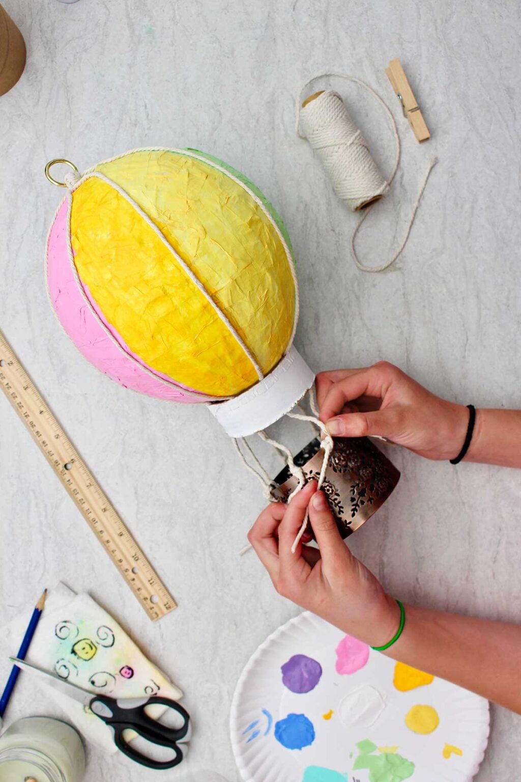 Fun Flying Miniature Hot Air Balloon Craft | Welcome To Nana's