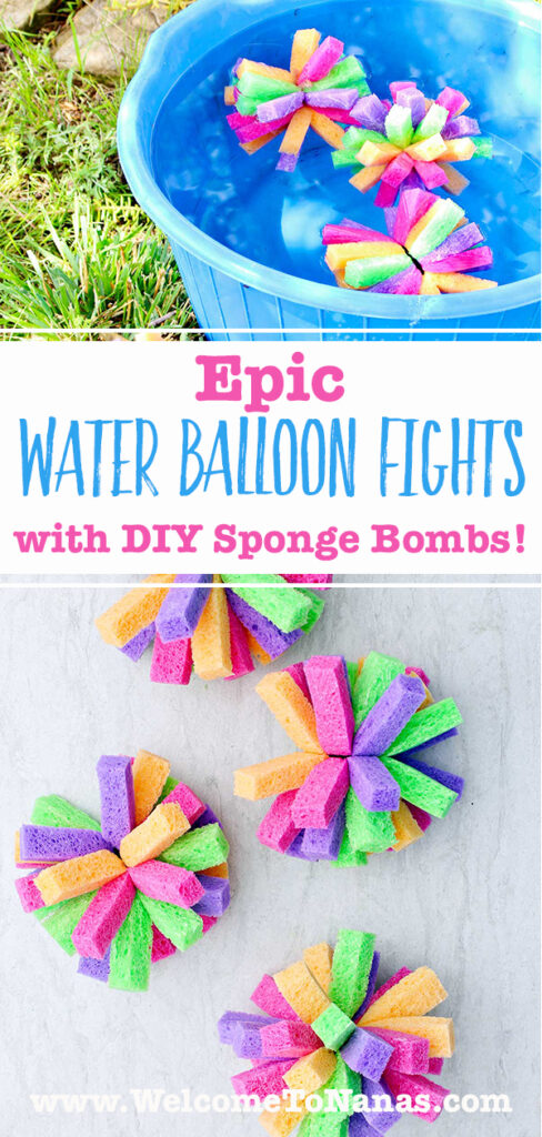 Epic DIY Sponge Bombs for Water Balloon Fights! | Welcome To Nana's
