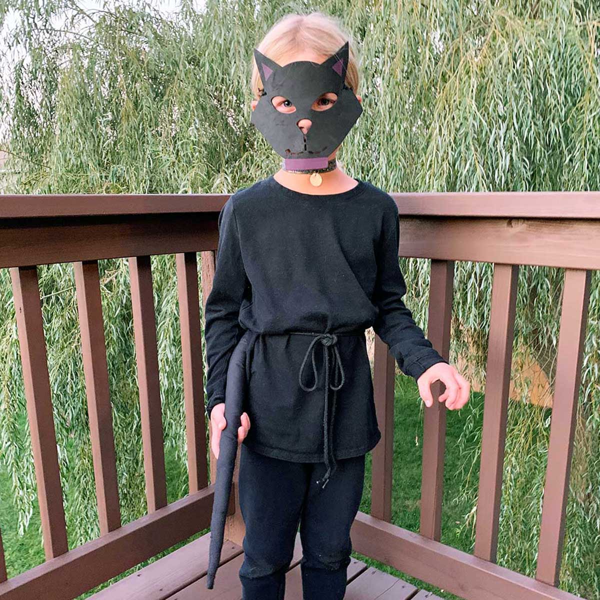 DIY Black Cat Halloween Costume | Welcome To Nana's