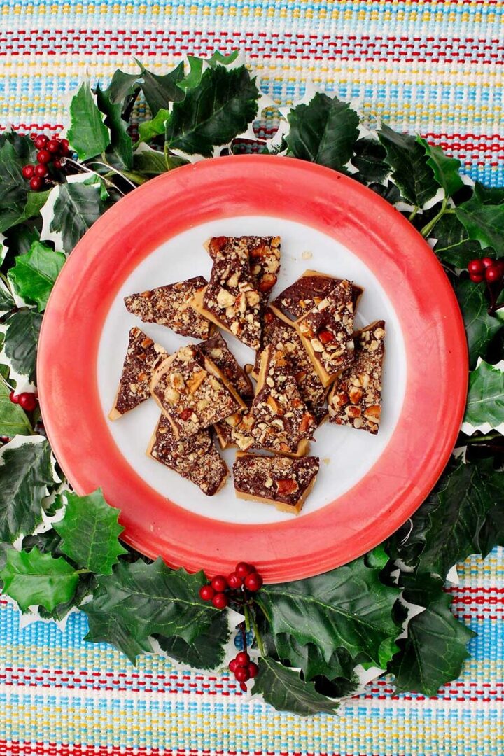 Yummy English Toffee Recipe- Coated With Chocolate! | Welcome To Nana's