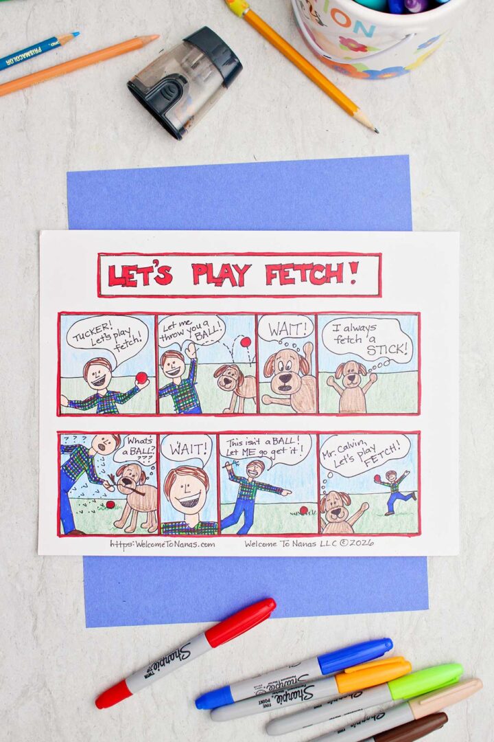 Stories Come to Life With Comic Strips Templates! | Welcome To Nana's